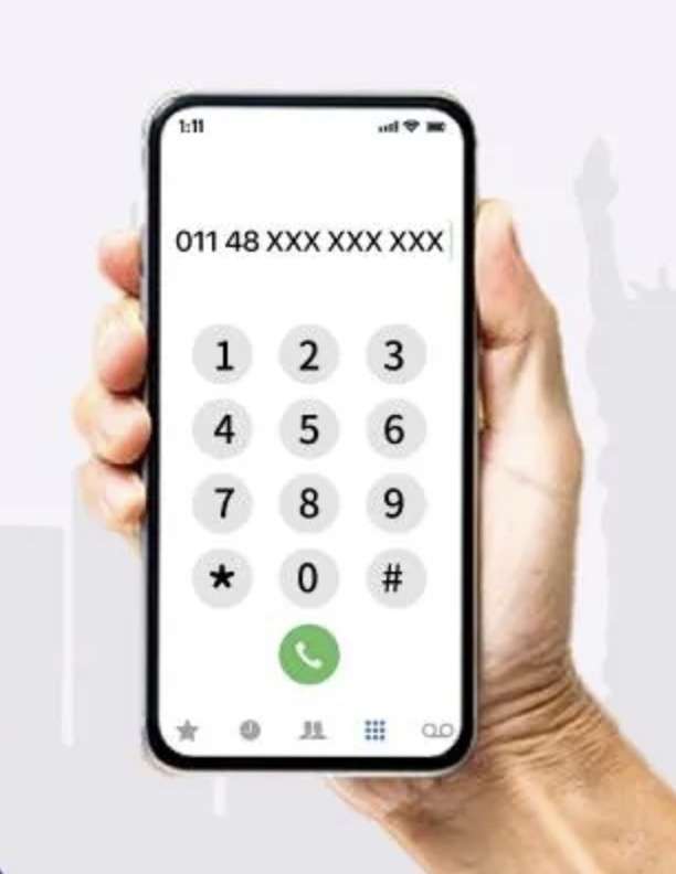 Hier staat 0048 Landcode voor! - Mynd